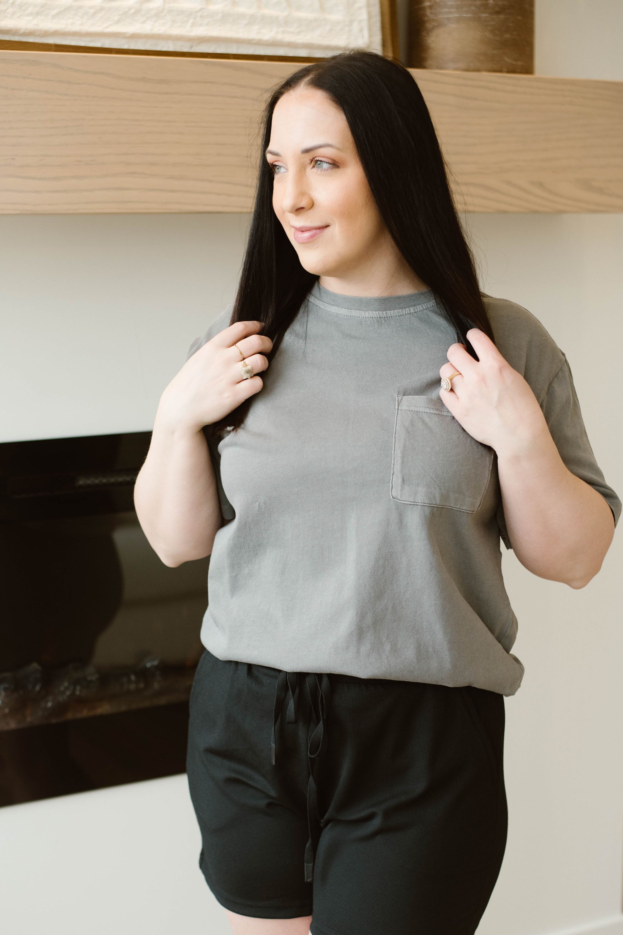 Amanda Shorts | Black | W | R Home Company