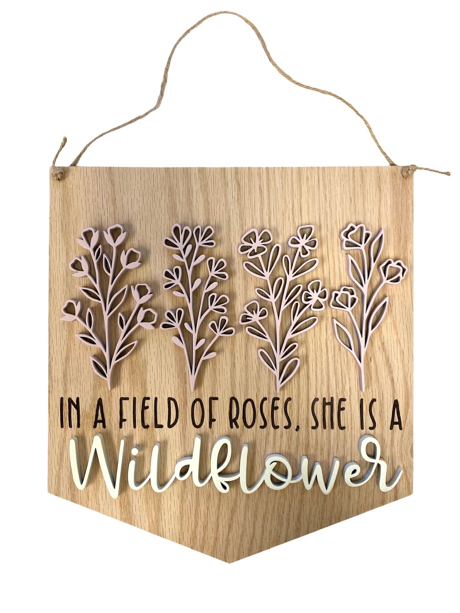 Wildflowers | Banner Style Sign | W | R Home Company