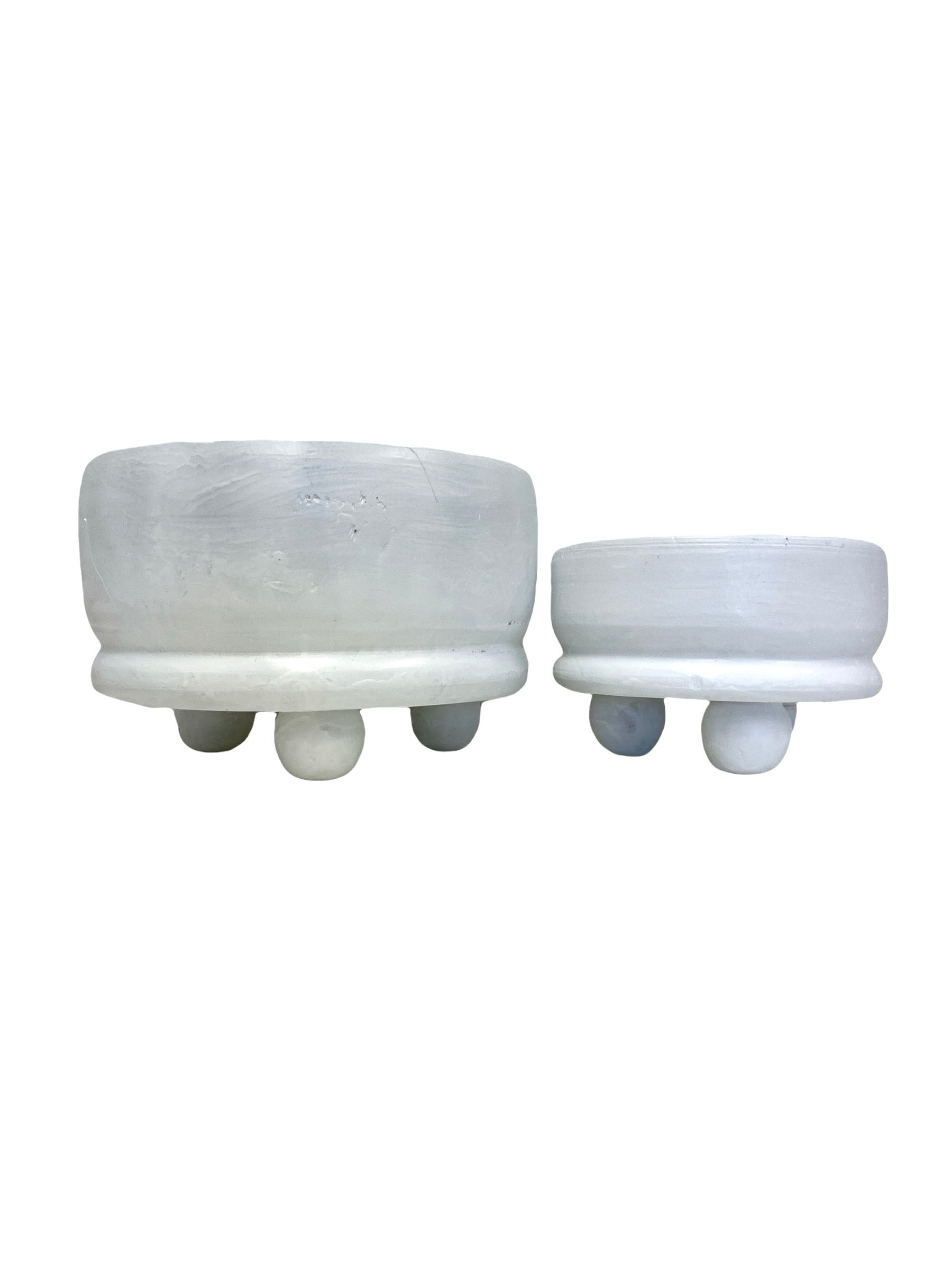 White Footed Bowl | Two Sizes | W | R Home Company