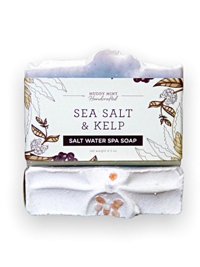 Sea Salt & Kelp Soap | Salt Water Spa Soap | W | R Home Company