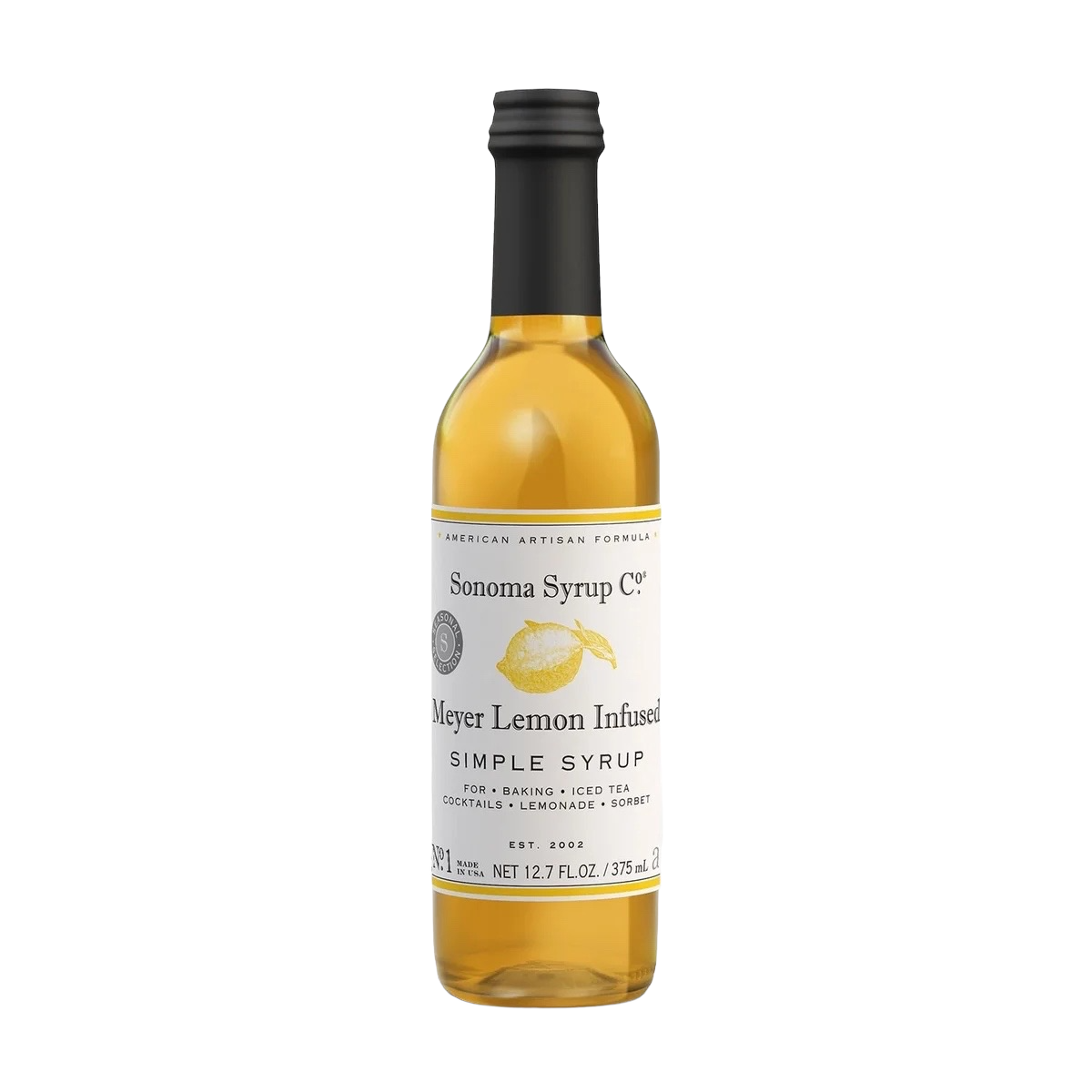 Meyer Lemon | Infused Simple Syrup | 12.7 oz | W | R Home Company