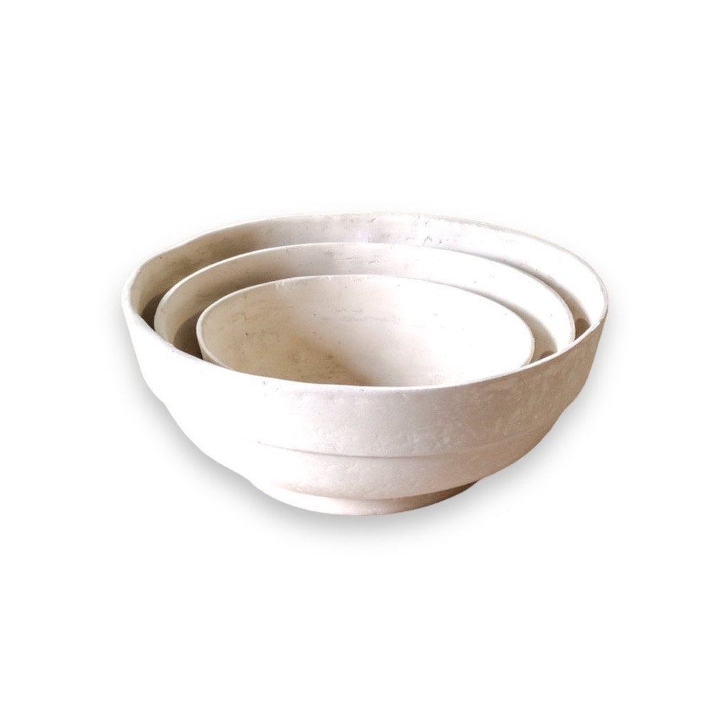 Paper Mache Bowls | 3 Sizes | W | R Home Company